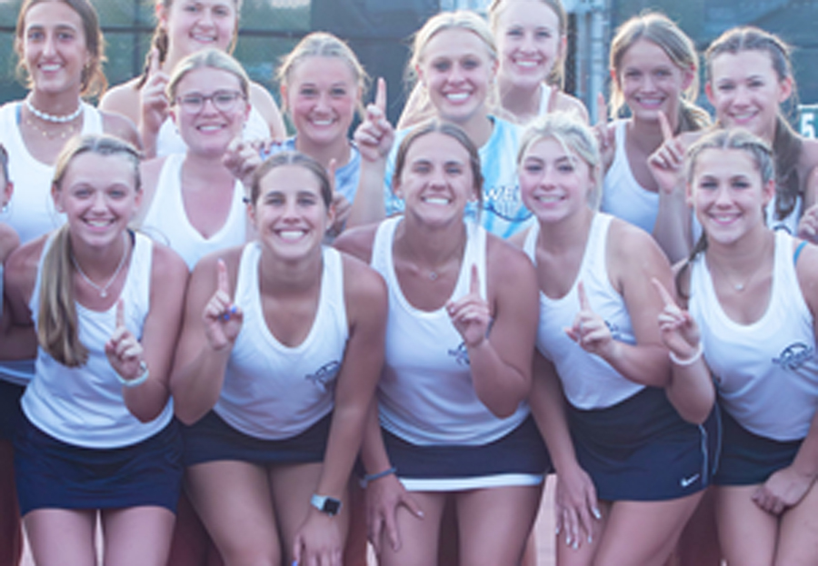 Knights win the NE8 girls’ tennis championship | News Banner