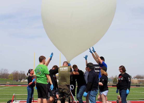 Bluffton schools launch weather balloon during total solar eclipse ...