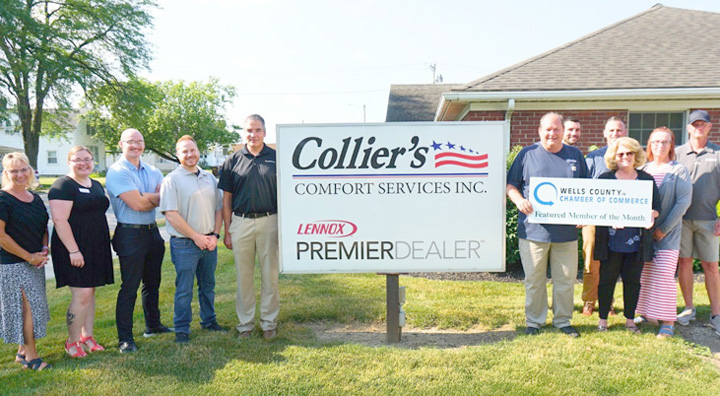 Collier’s Comfort Services Inc. named July Member of the Month by Wells ...
