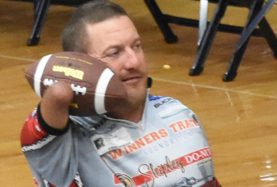 Clay Dyer, motivational paraplegic professional fisherman and football ...
