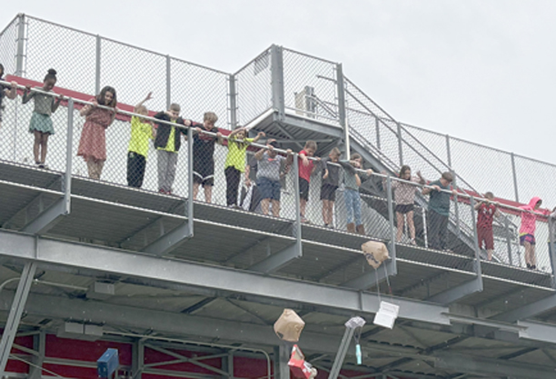 Falling eggs at BHES | News Banner